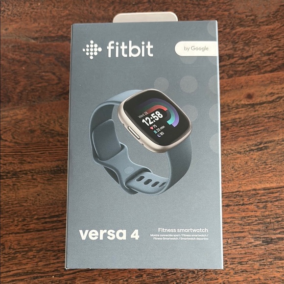 fitbit | Wearables | Fitbit Versa 4 Smartwatch Slate Blue | Poshmark